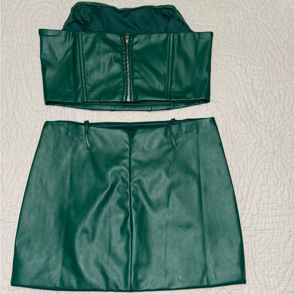 Skirts | Leather Skirt Set | Poshmark